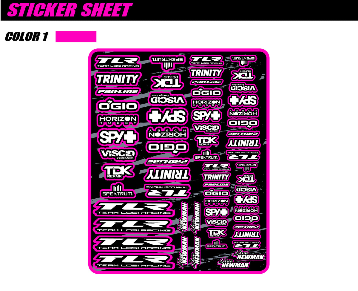 Sticker Sheet (multi Car) – Viscid Design Co.
