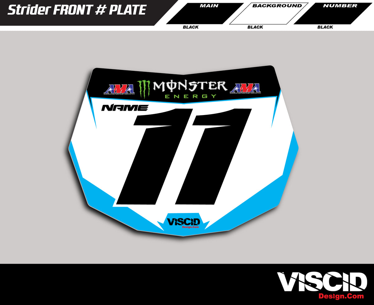 Strider Number Plate - Smoke Series – Viscid Design Co.