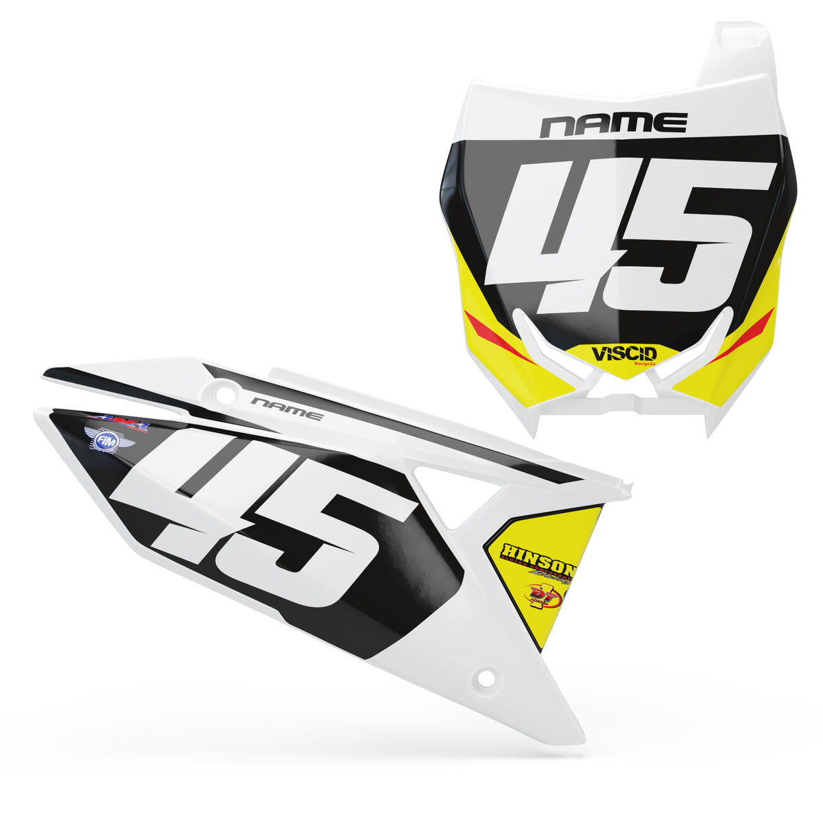 Suzuki Number Plate Set - Smoke Series – Viscid Design Co.